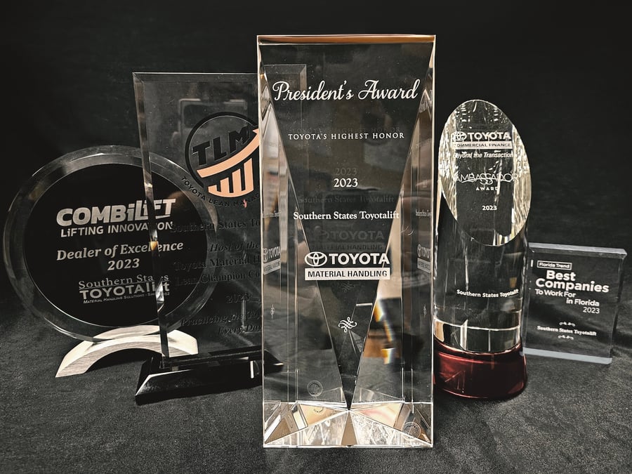 Top Forklift Dealer Earns Highest Honor 6th Year in a Row